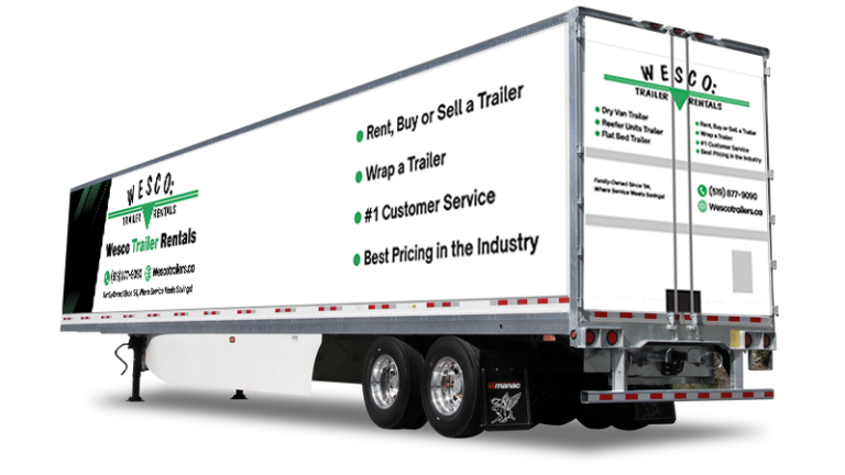 Trailer Wrap - Wesco Trailers